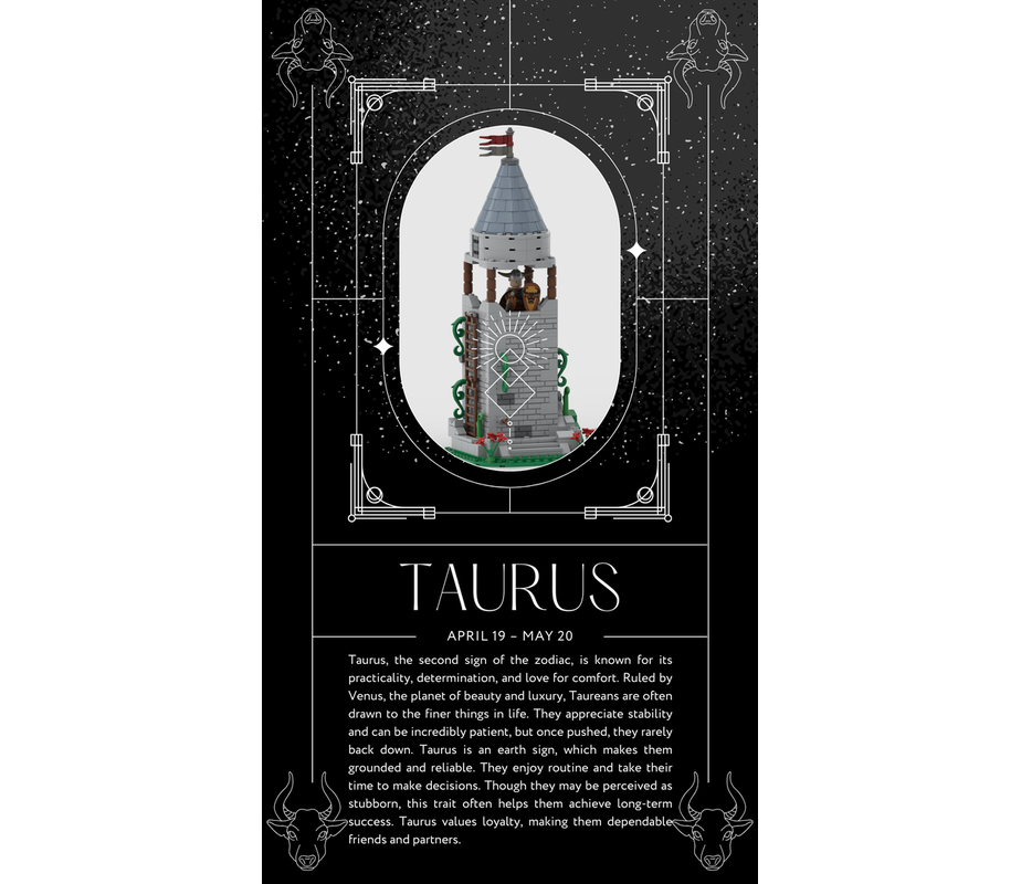 LEGO MOC The Zodiac Sign - Taurus by PauloJorgeRamos | Rebrickable ...