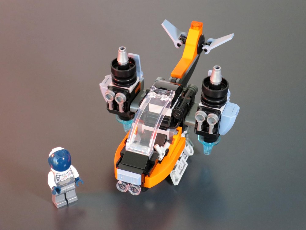 Lego Moc Planetary Scooter By Lunabricks Rebrickable Build With Lego