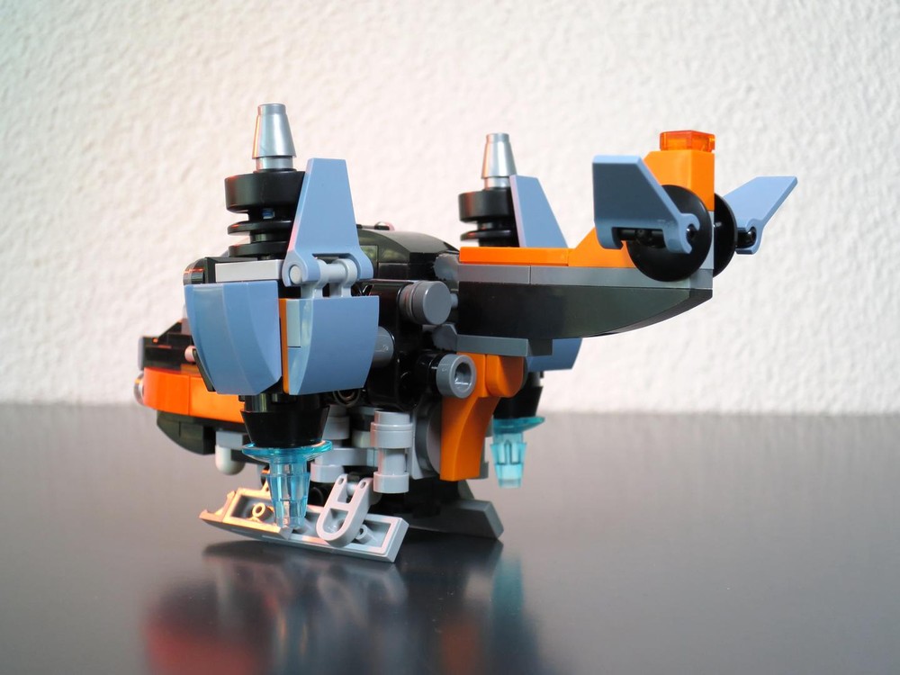 Lego Moc Planetary Scooter By Lunabricks Rebrickable Build With Lego