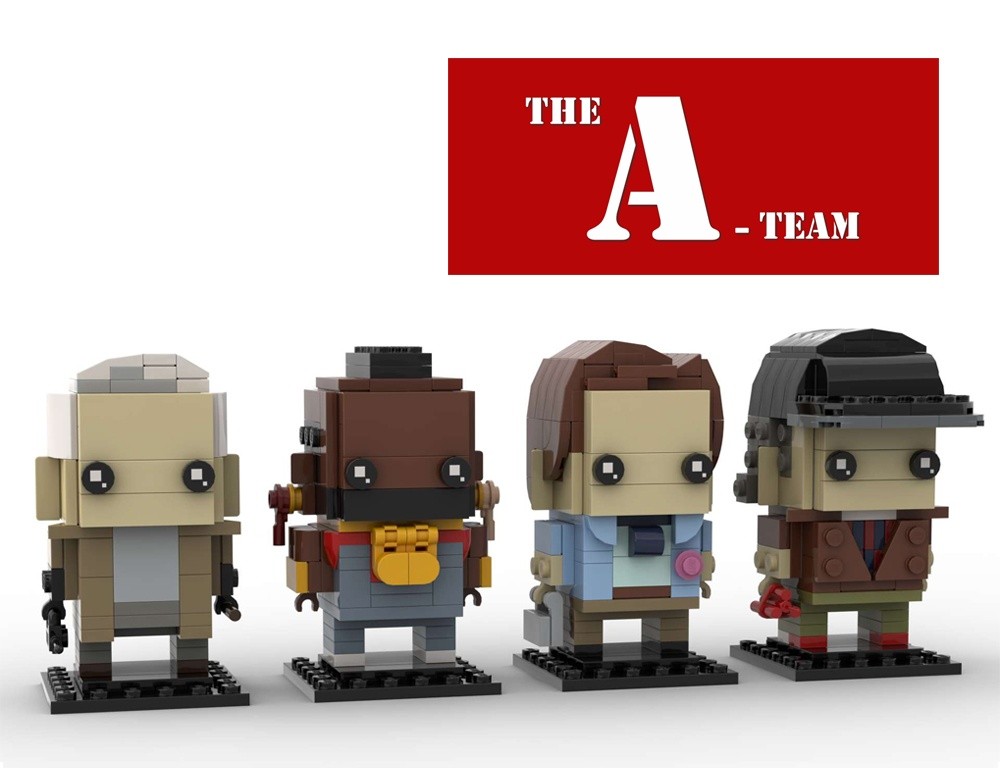 LEGO MOC The A-Team Brickheadz Collection by ansago79 | Rebrickable ...