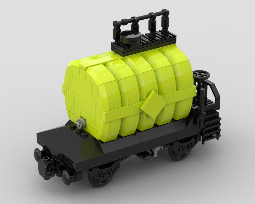 LEGO MOC 7 stud wide food train tank car - tanker railcar by josszo ...
