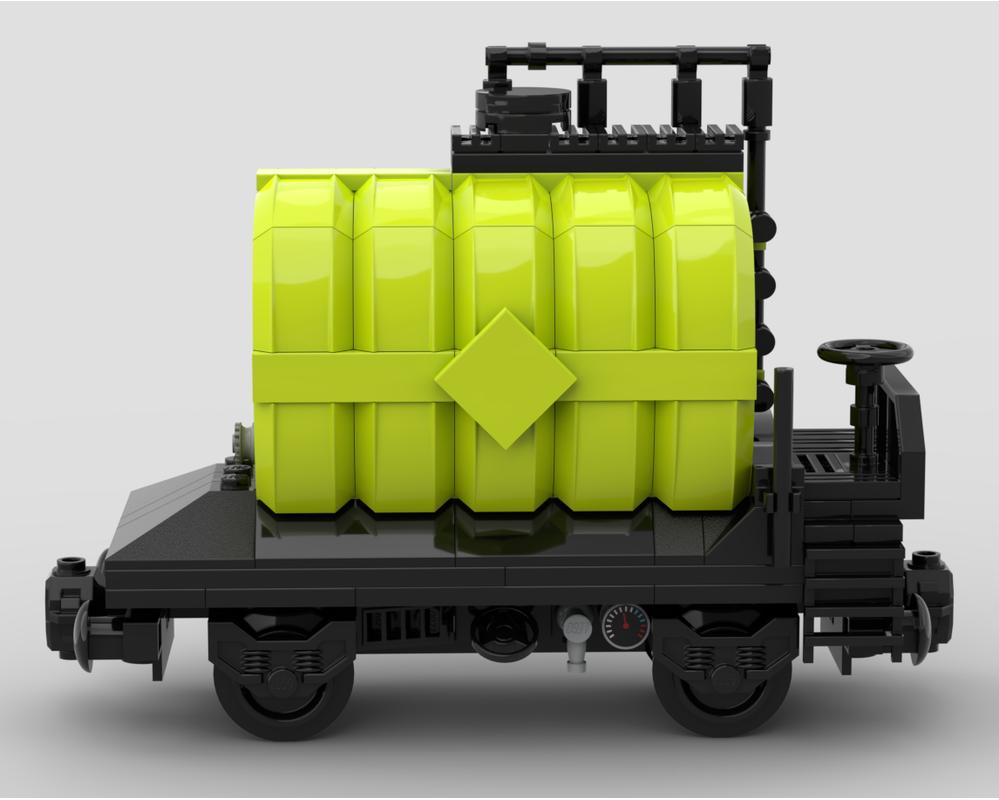 LEGO MOC 7 stud wide food train tank car - tanker railcar by josszo ...