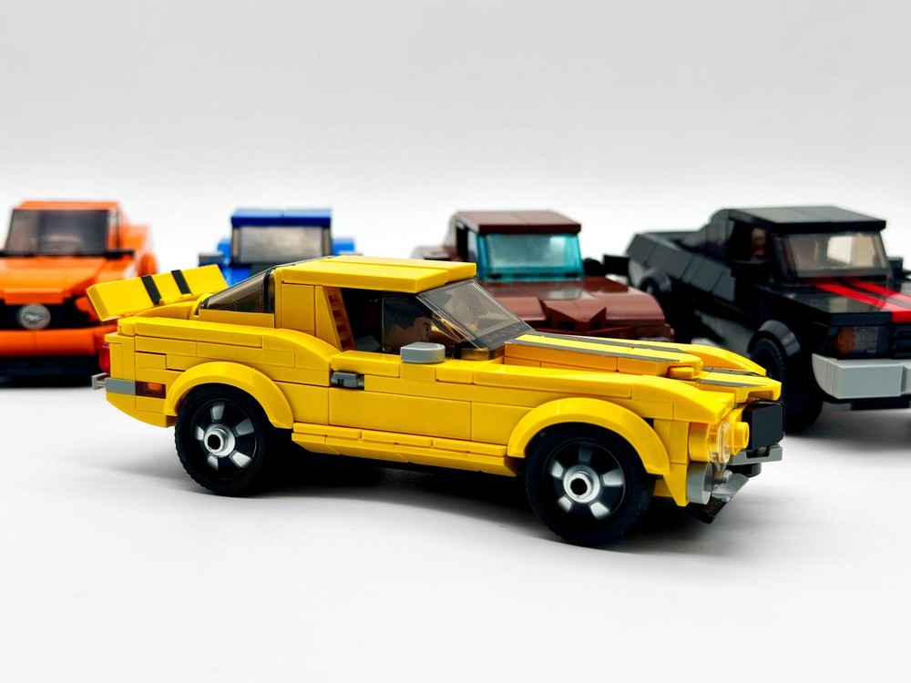 LEGO MOC Muscle Car Vehicle Pack #4 by IBrickedItUp | Rebrickable ...