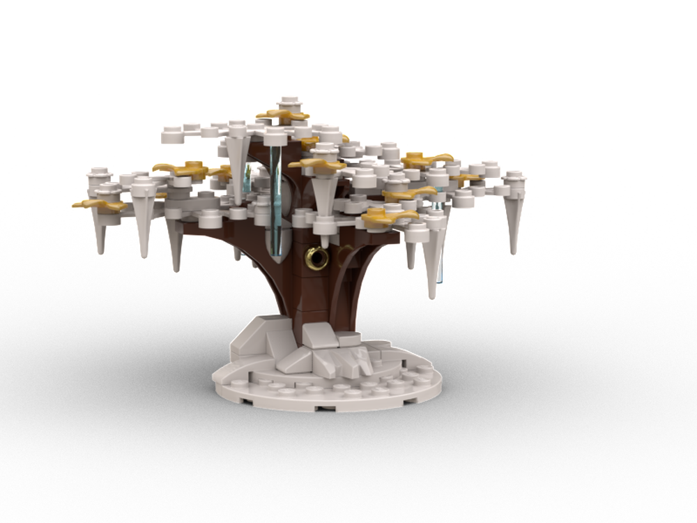 LEGO MOC Winter Village Snowy Tree by bricksntonic | Rebrickable ...