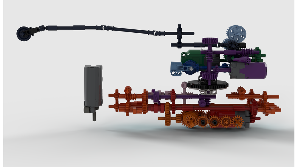 LEGO MOC Wheeled Crane by forder014 | Rebrickable - Build with LEGO