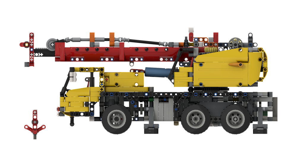 LEGO MOC Wheeled Crane by forder014 | Rebrickable - Build with LEGO