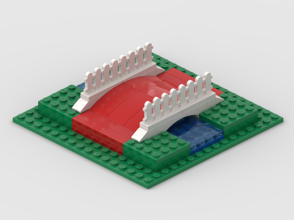 LEGO MOC Bike lane bridge by BasJansen | Rebrickable - Build with LEGO