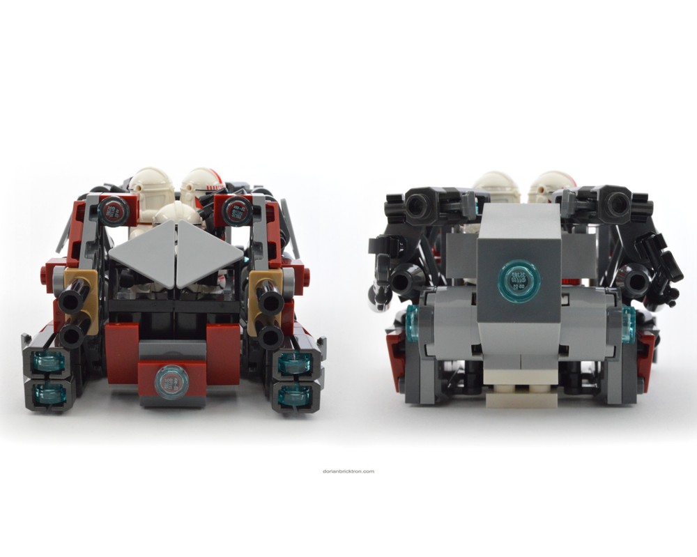Lego Moc Micro Clone Tank By Dorianbricktron Rebrickable Build With