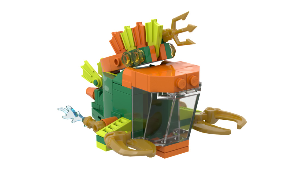 LEGO MOC Trident of Fire by OnionBerryPie | Rebrickable - Build with LEGO