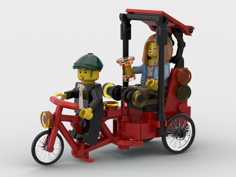 LEGO MOC Rickshaw by BrickHappens | Rebrickable - Build with LEGO