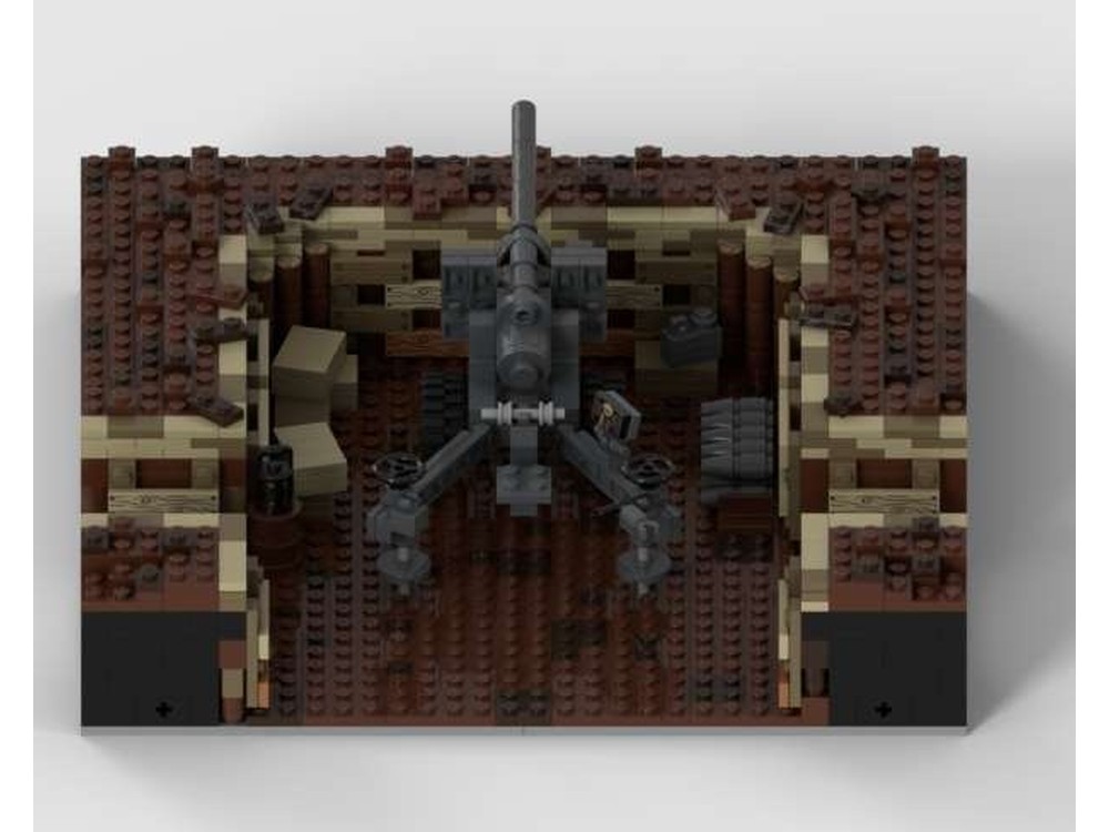 LEGO MOC Modular Trench - Artillery Position by mikey2110 | Rebrickable ...