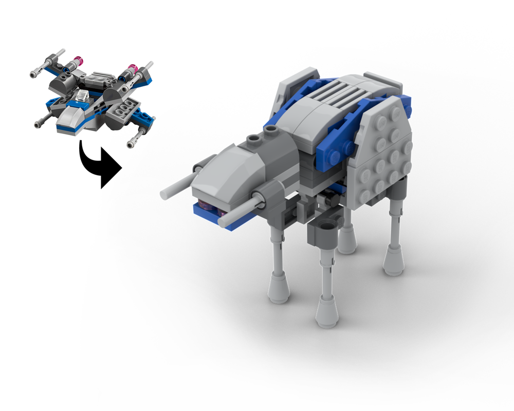 LEGO MOC 75125 AT-AT by AlterBrickDesign | Rebrickable - Build with LEGO
