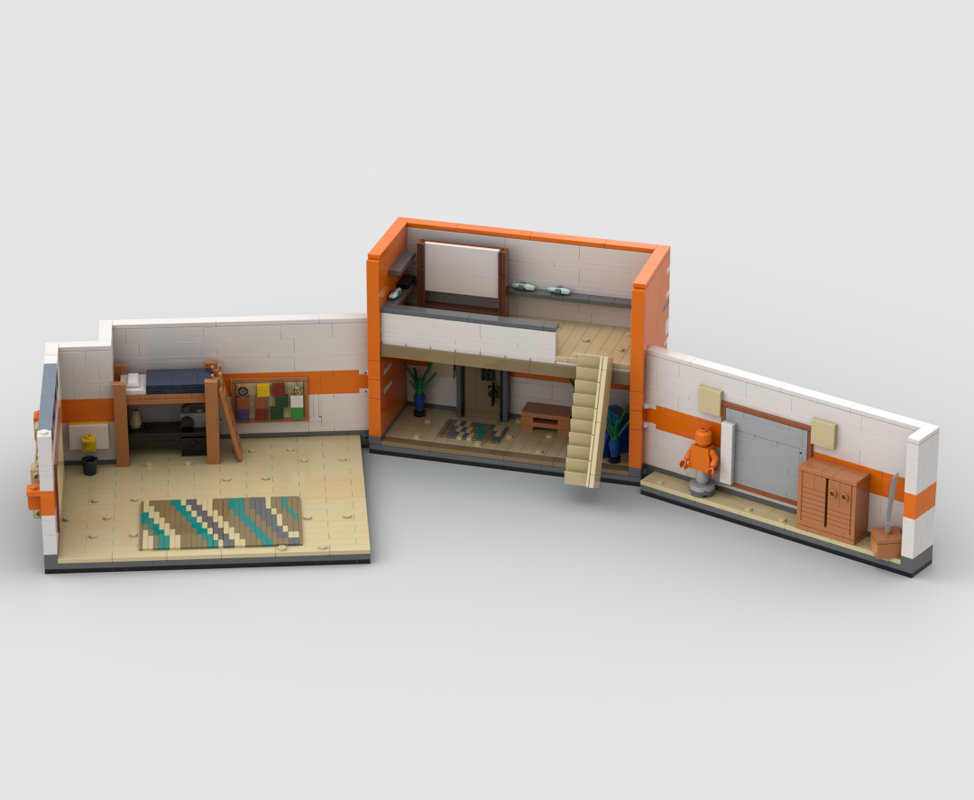 LEGO MOC Rec Room Dorm Room by mapledyne | Rebrickable - Build with LEGO