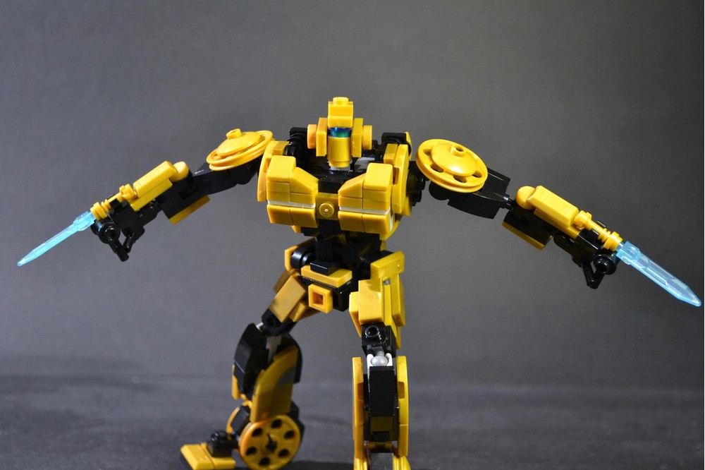 Lego Moc Bumblebee Transformers One By Blazemocs Rebrickable