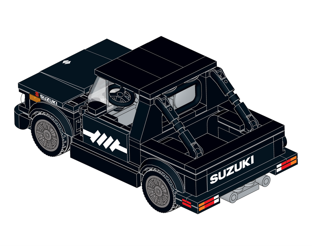 LEGO MOC-199517 Suzuki Samurai Pickup Truck by Lotso Bear | Rebrickable ...
