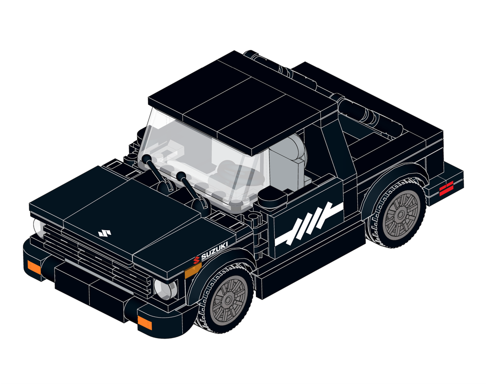 LEGO MOC Suzuki Samurai Pickup Truck by Lotso Bear | Rebrickable ...