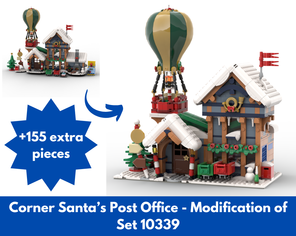 LEGO MOC Corner Santa’s Post Office - Modification of Set 10339 by Check_out_my_bricks ...