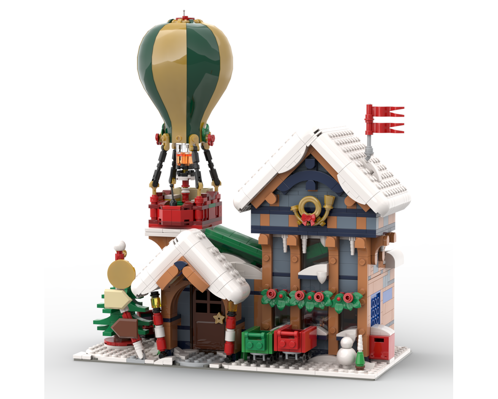 LEGO MOC Corner Santa’s Post Office - Modification of Set 10339 by ...