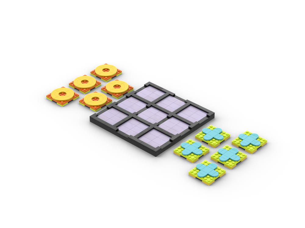 LEGO MOC Funky Tic Tac Toe by jaimeolmo | Rebrickable - Build with LEGO