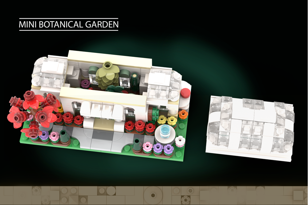 LEGO MOC Mini Botanical Garden by christromans | Rebrickable - Build ...