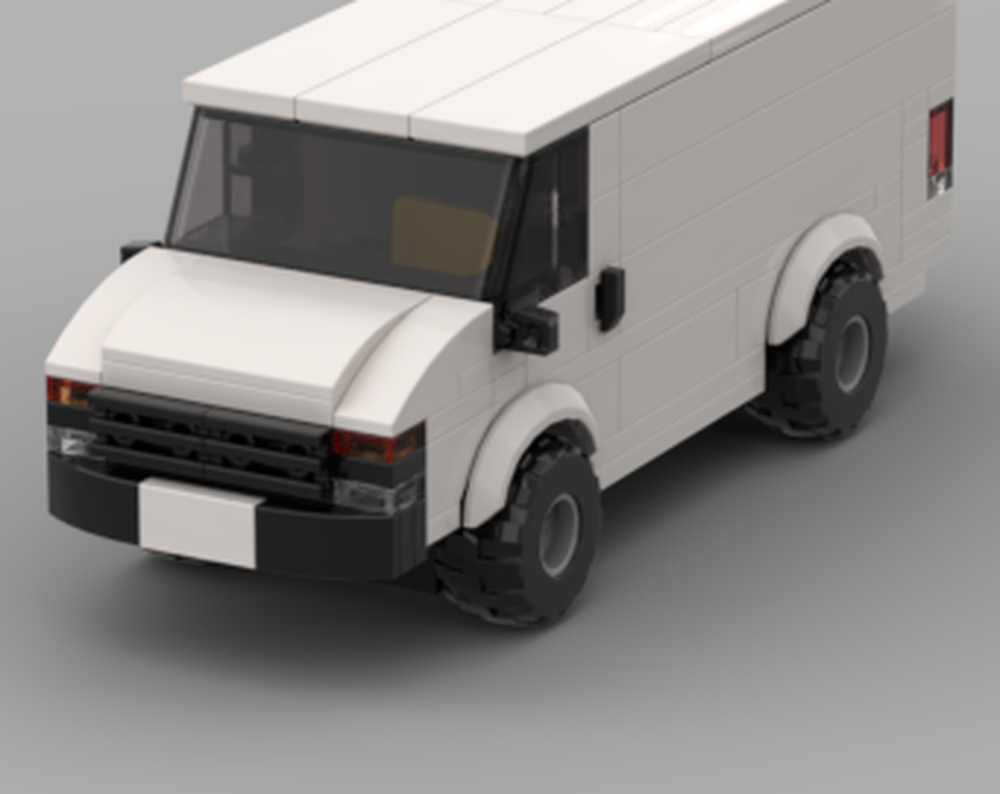 LEGO MOC Ford E-250 Cargo Van MOD by leeggoo_Creator | Rebrickable ...
