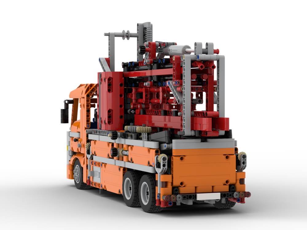 Lego Moc Concrete Pump Truck Gbc By Msk6003 Rebrickable Build With Lego