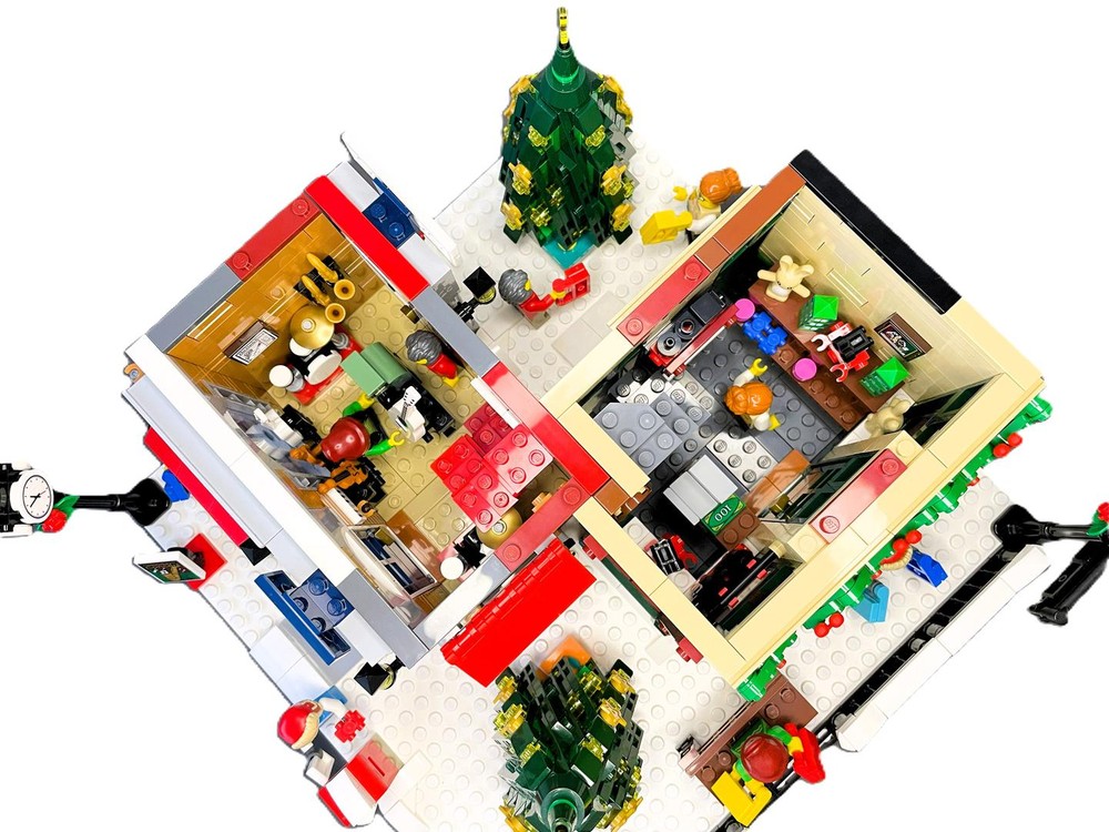 Lego Moc Holiday Main St Modular Alternate Build Of 2 X 10308 By Re