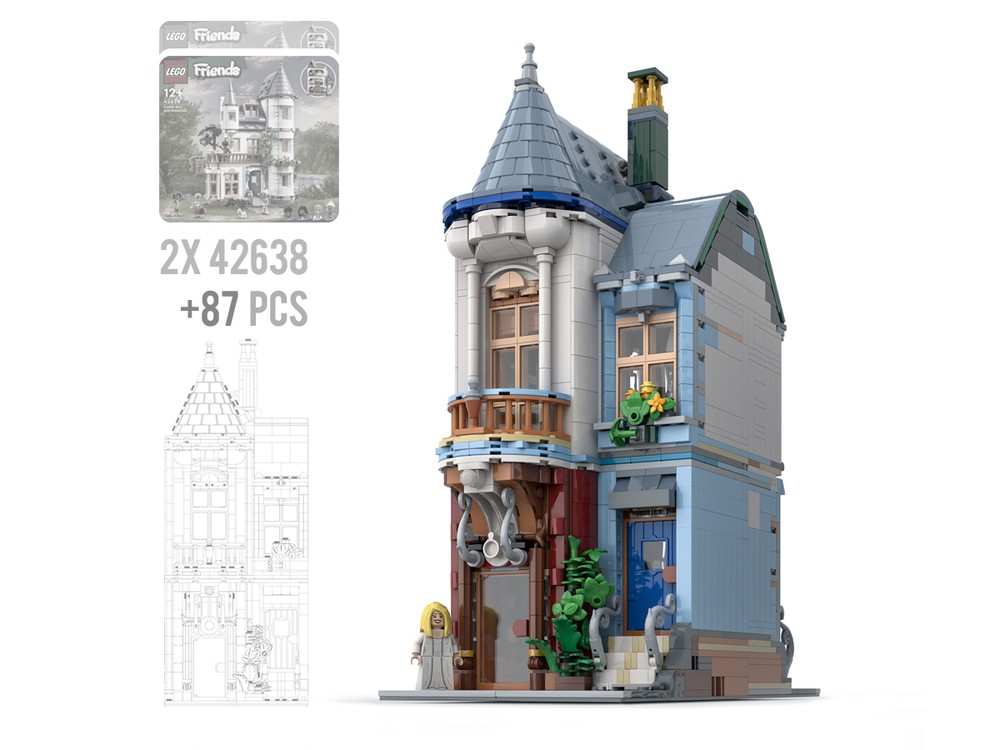 LEGO MOC Floral Studio by BrickAtive | Rebrickable - Build with LEGO