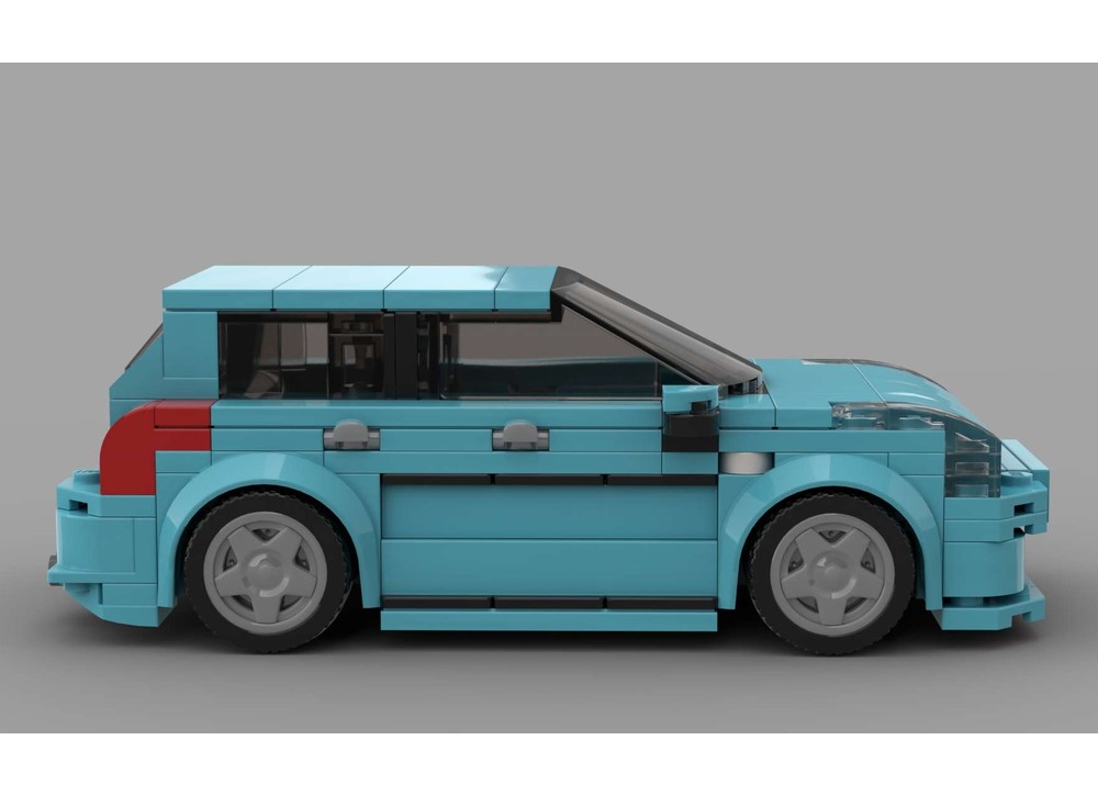 LEGO MOC Suzuki Swift 2007 Turquoise by IAY Mocs | Rebrickable - Build ...