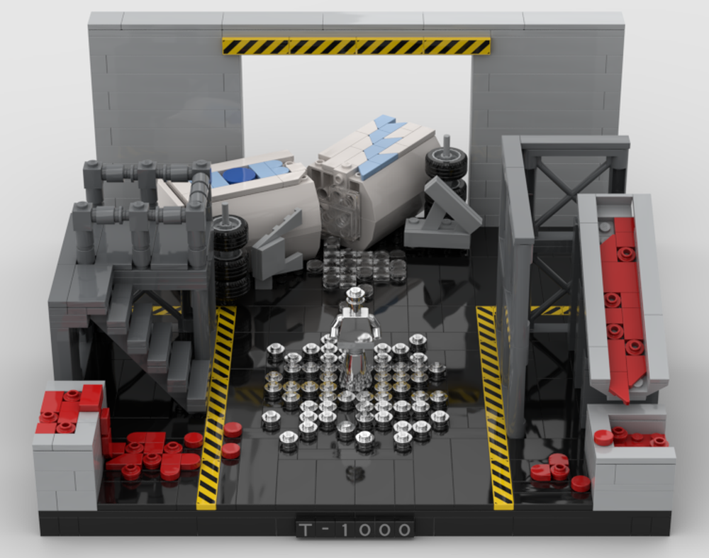 LEGO MOC Terminator 2: The T-1000 Regenerates by Stoffles | Rebrickable ...
