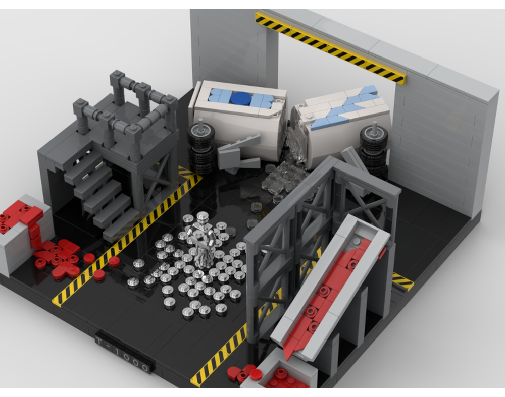 LEGO MOC Terminator 2: The T-1000 Regenerates by Stoffles | Rebrickable ...