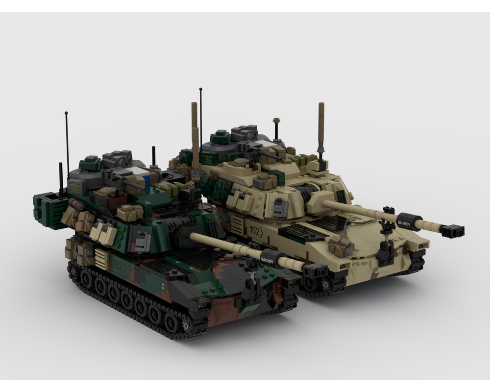 Lego Moc M109a6 Paladin Oif 2003 By Neomoc Rebrickable Build With Lego