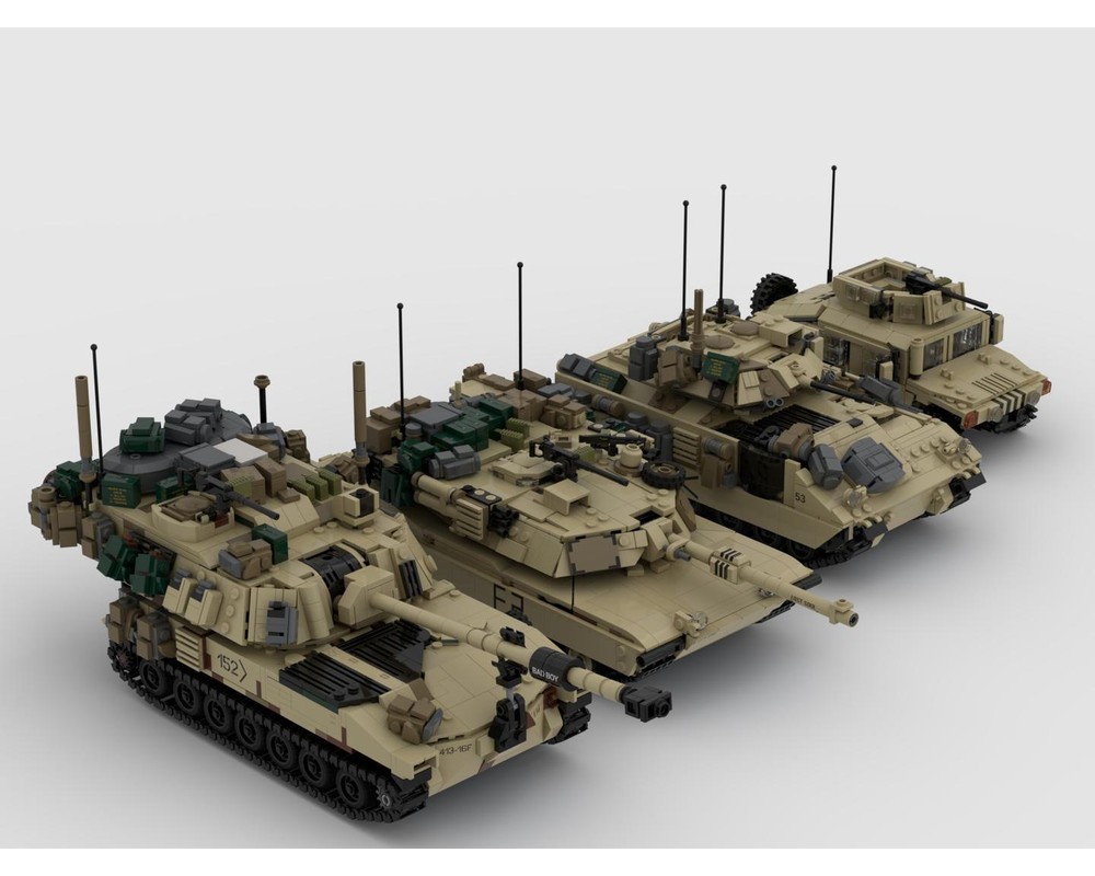 Lego Moc M109a6 Paladin Oif 2003 By Neomoc Rebrickable Build With Lego