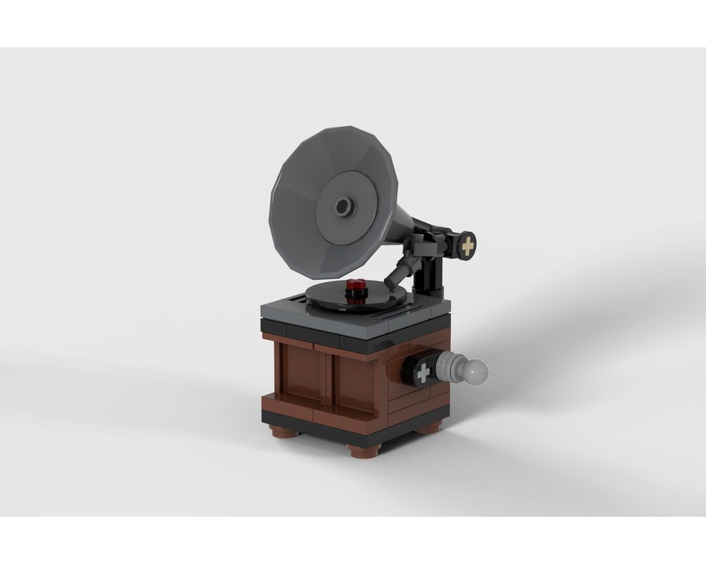 LEGO MOC Vintage Record Player by timeremembered | Rebrickable - Build ...