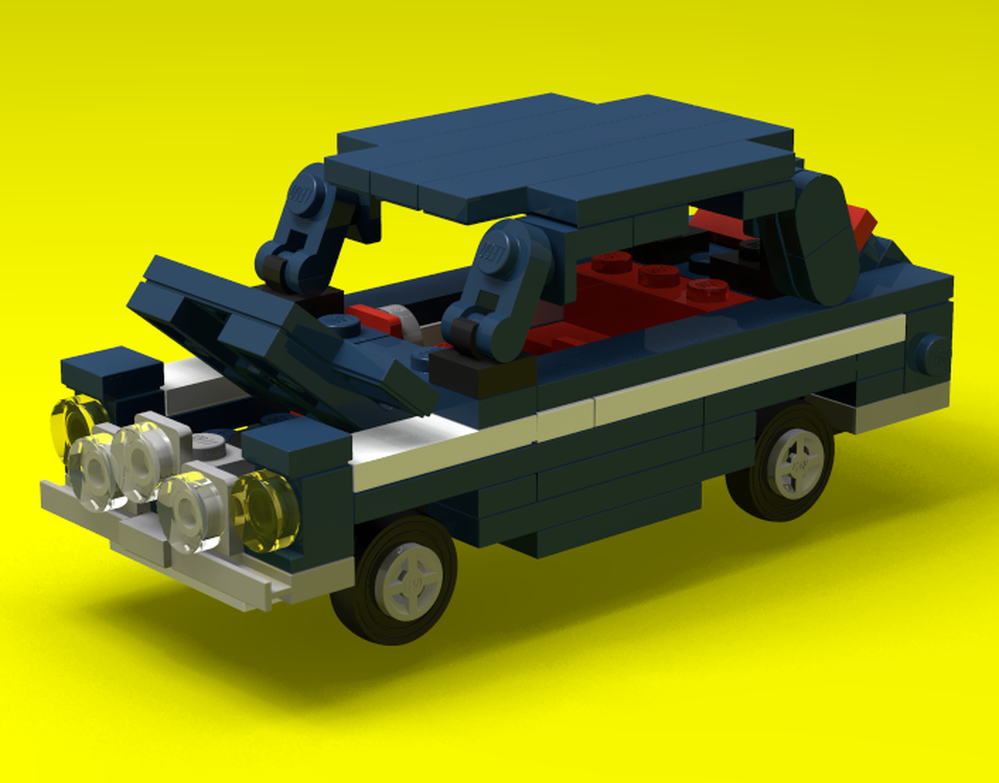 LEGO MOC Replica of Dinky 214-Hillman IMP Monte Carlo by CunningFox ...