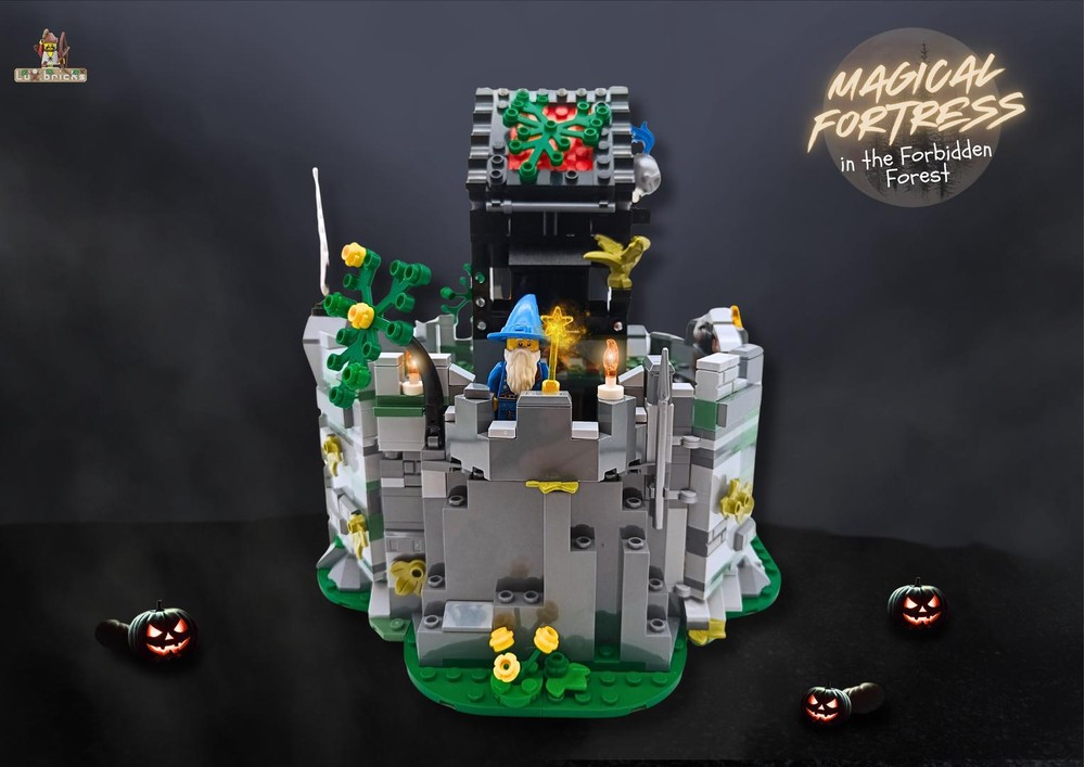 LEGO MOC Magical Fortress (in the Forbidden Forest) by lux.bricks ...