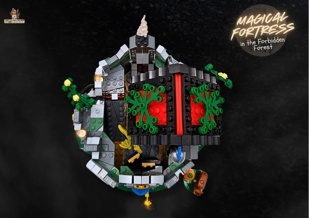 LEGO MOC Magical Fortress (in the Forbidden Forest) by lux.bricks ...