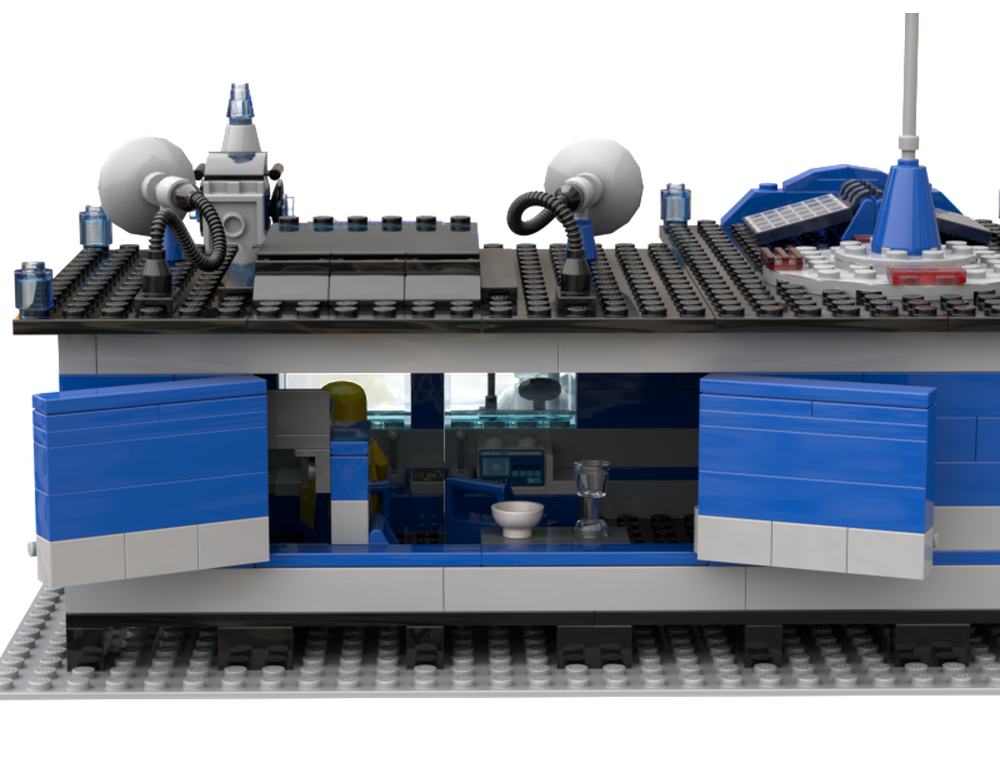 LEGO MOC Classic Space Command Base by FoxMan | Rebrickable - Build ...