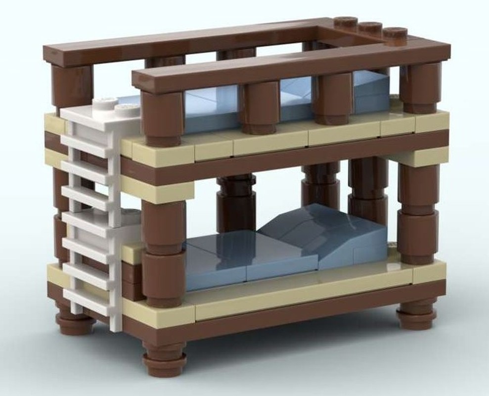 LEGO MOC Single Bunk Bed by MarkMOC71 | Rebrickable - Build with LEGO