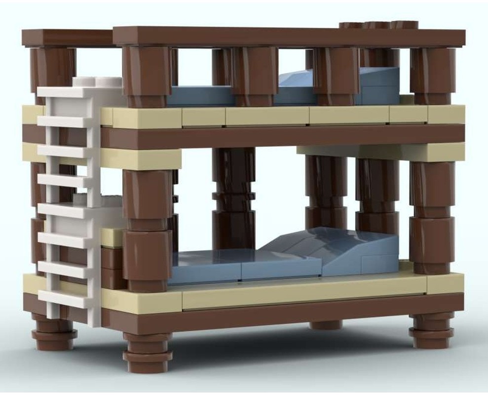 LEGO MOC Single Bunk Bed by MarkMOC71 | Rebrickable - Build with LEGO