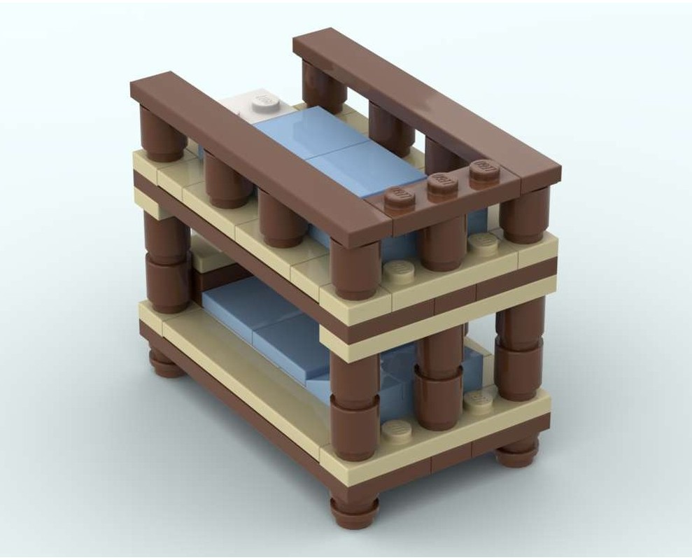 LEGO MOC Single Bunk Bed by MarkMOC71 | Rebrickable - Build with LEGO