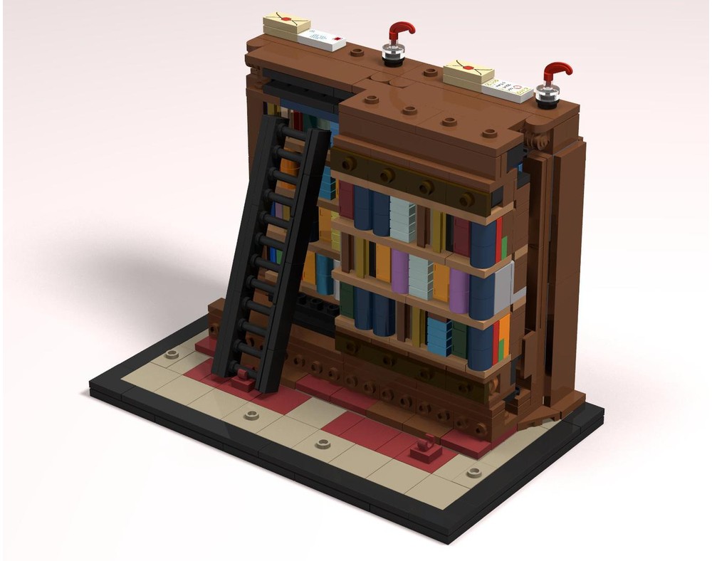 LEGO MOC Books Are My Passion redesign with Slide rail by Build Brick ...