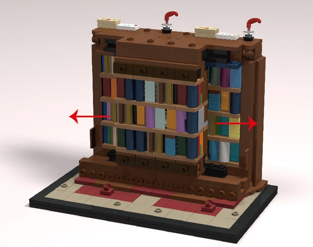 LEGO MOC Books Are My Passion redesign with Slide rail by Build Brick ...