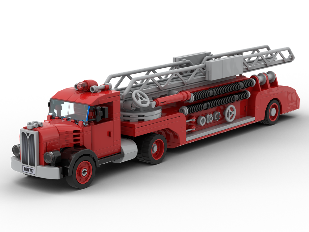 LEGO MOC Classic Tiller Truck by Dongeraldo | Rebrickable - Build with LEGO