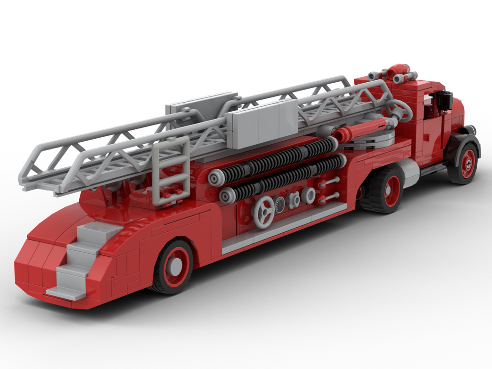 LEGO MOC Classic Tiller Truck by Dongeraldo | Rebrickable - Build with LEGO