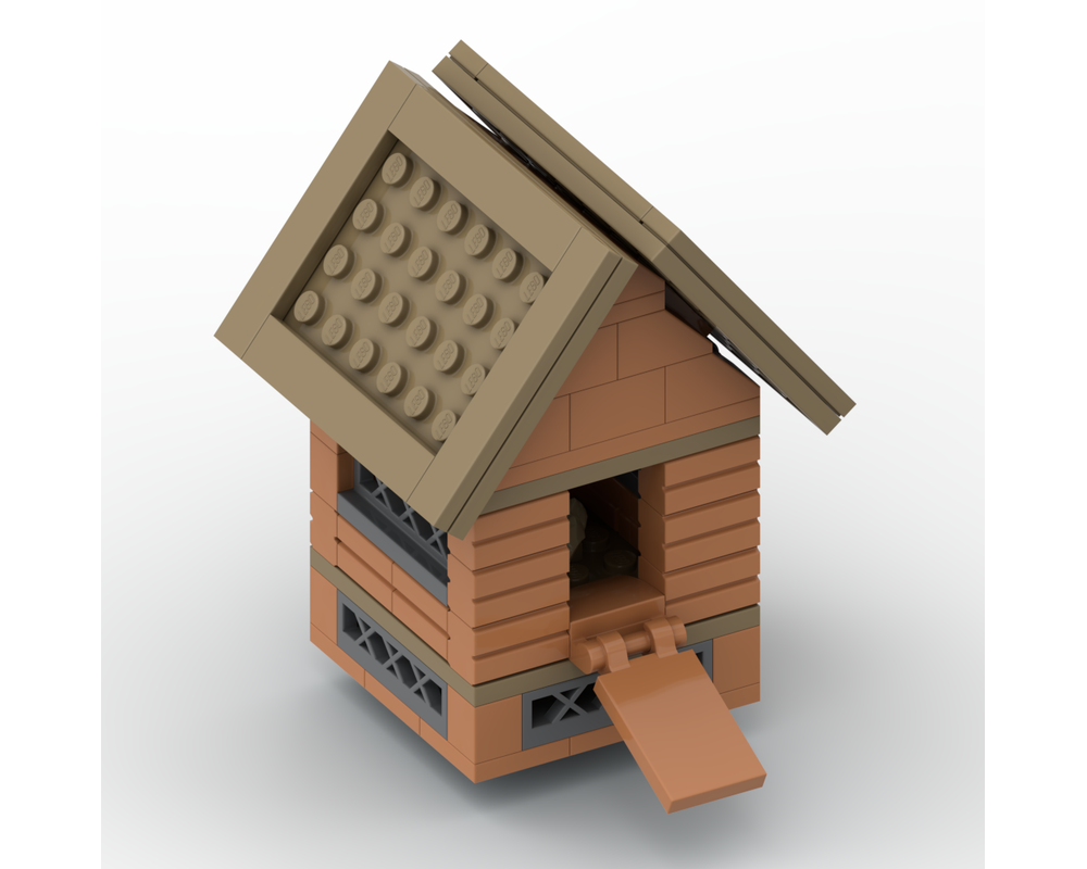 LEGO MOC Chicken Coop by BrickMind | Rebrickable - Build with LEGO
