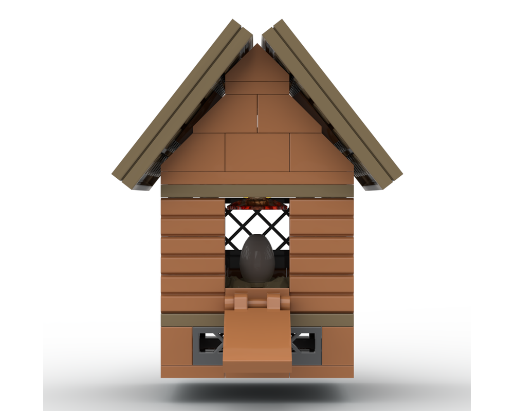 LEGO MOC Chicken Coop by BrickMind | Rebrickable - Build with LEGO