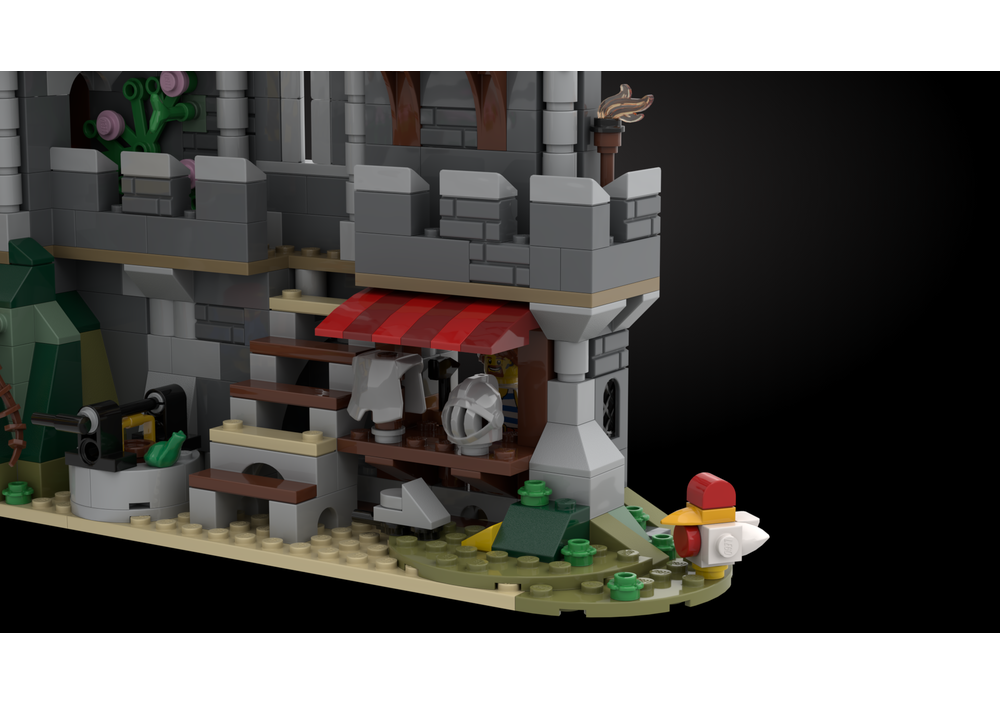 Lego Moc Castle Nook By Theastralj Rebrickable Build With Lego