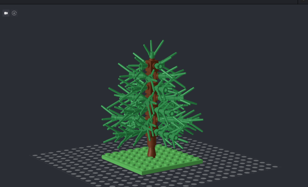 LEGO MOC-199660 pine tree by Pilottravel123 | Rebrickable - Build with LEGO