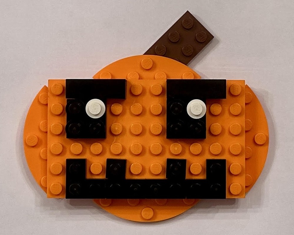 LEGO MOC Cute Little Pumpkin by just a guy | Rebrickable - Build with LEGO